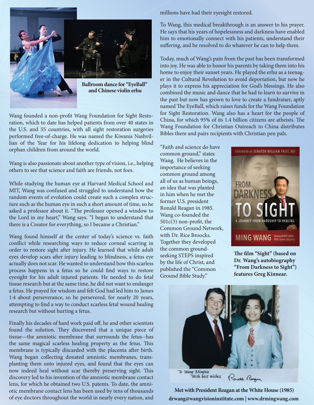 Dr. Ming Wang - A Common Ground Seeker Focusing on Science Through the ...